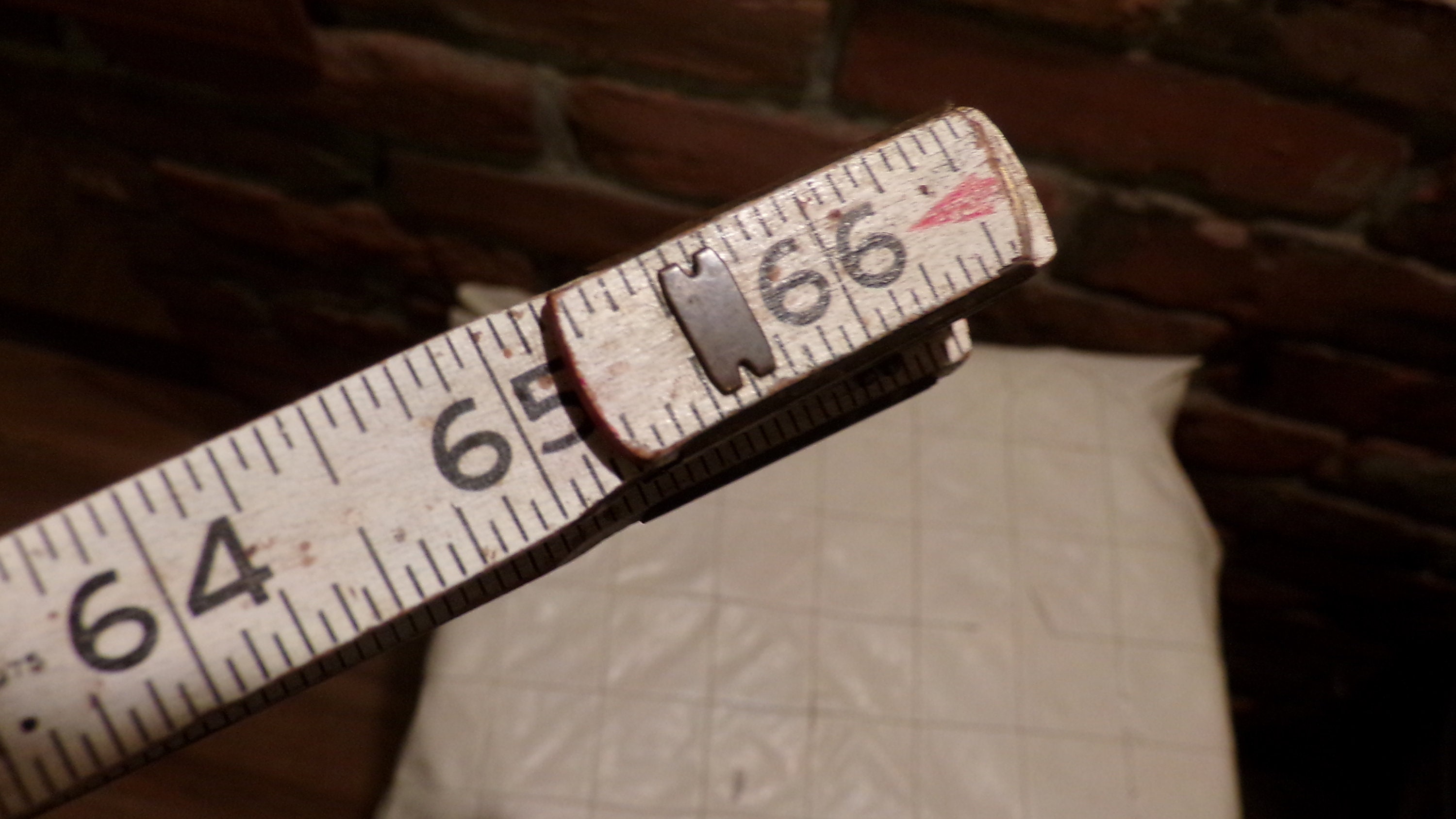 Vintage Folding Ruler Plastic Folding Ruler 72 Carpenters - Etsy