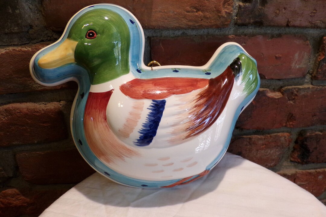 Vintage Ceramic Duck Mold Wall Hanging, Himark Duck, Gourmet Kitchen ...