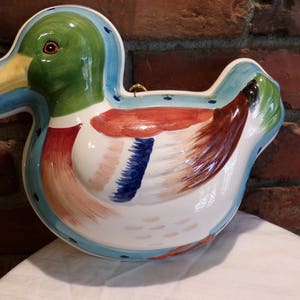 Vintage Ceramic Duck Mold Wall Hanging, Himark Duck, Gourmet Kitchen ...