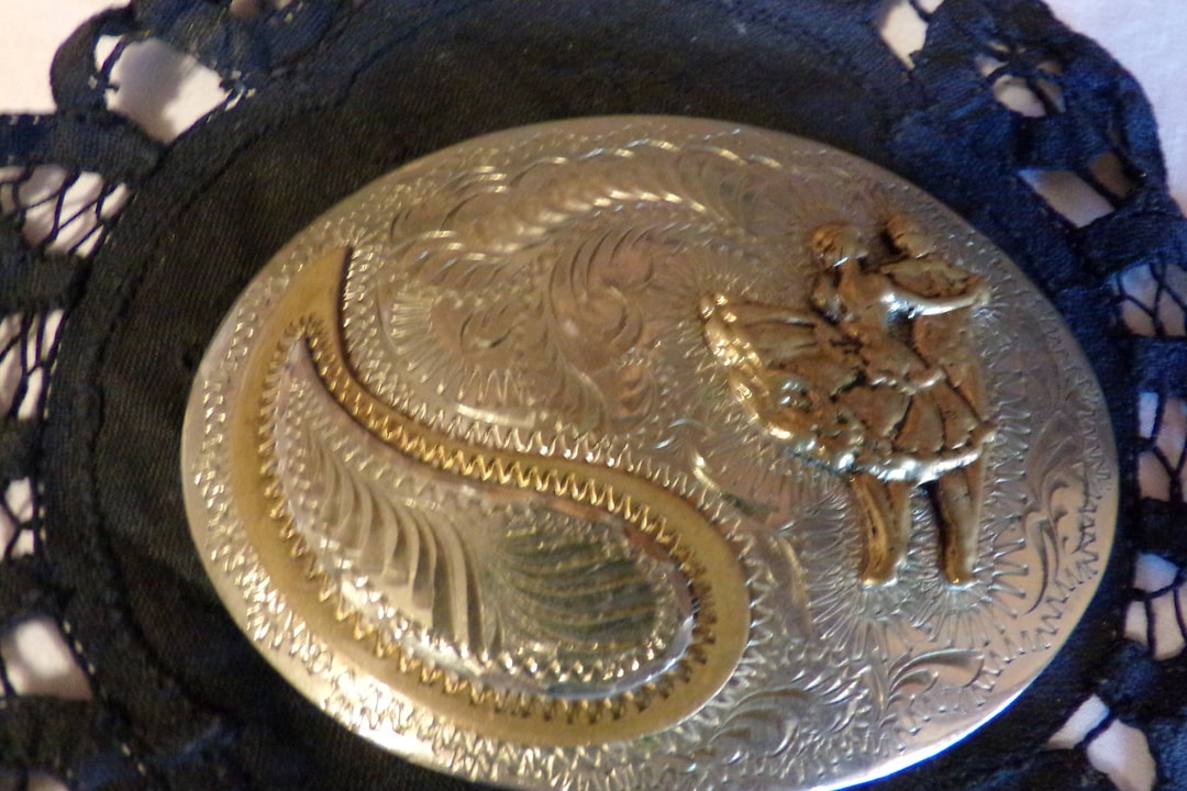 Rare Bill Dugger Belt Buckle, Hand Made German Silver Belt Buckle ...