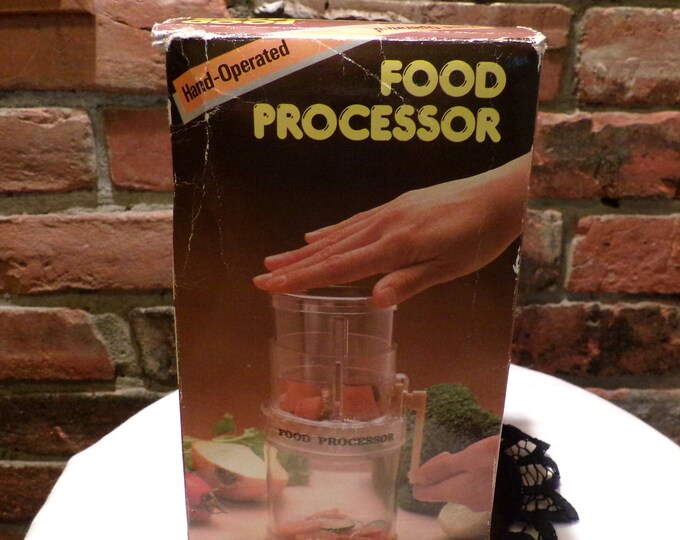 Vintage Hand Crank Food Processor, Vintage Food Processor, Plastic Hand ...