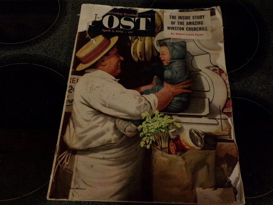 Saturday Evening Post April 5, 1952 Full Magazine, 1950’s Magazine ...