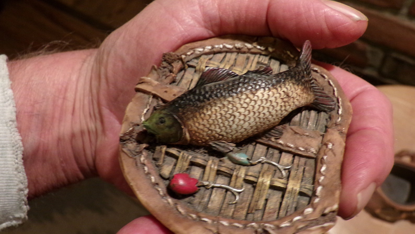 Fishing Creel Trinket Box Fishing Gift Creel With Photo - Etsy