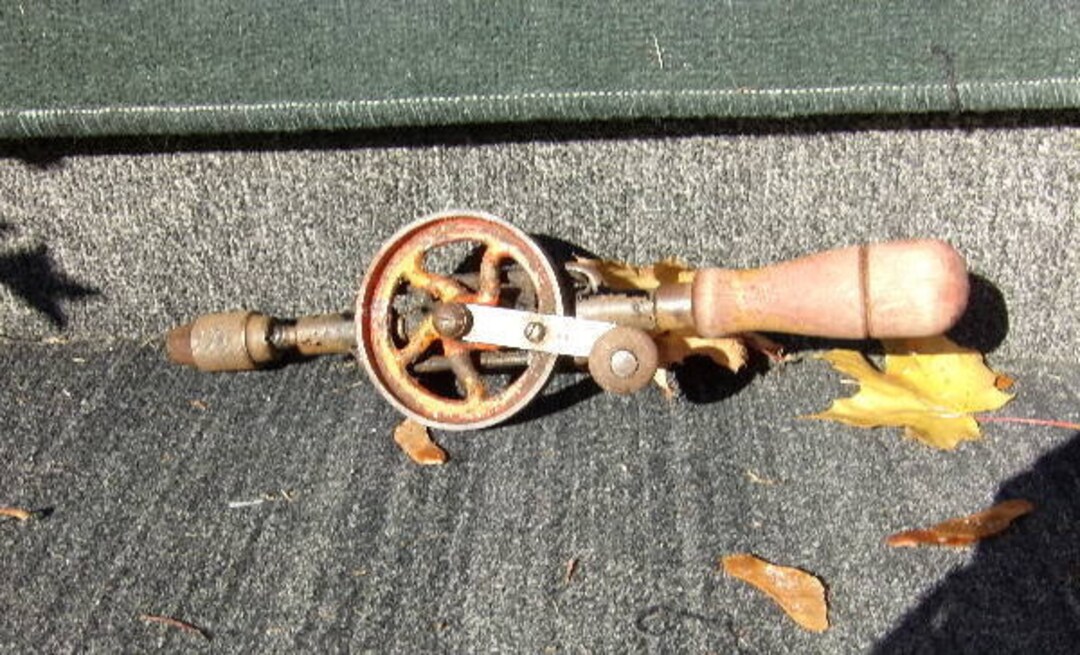 Antique MILLERS FALLS No 5 Hand Drill C. 1920's, Miller Falls Hand ...