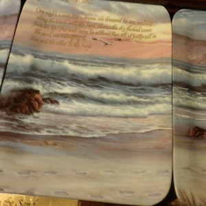 Footprints in the Sand by Sharon Rickert 1997 Bradford Exchange Plates ...