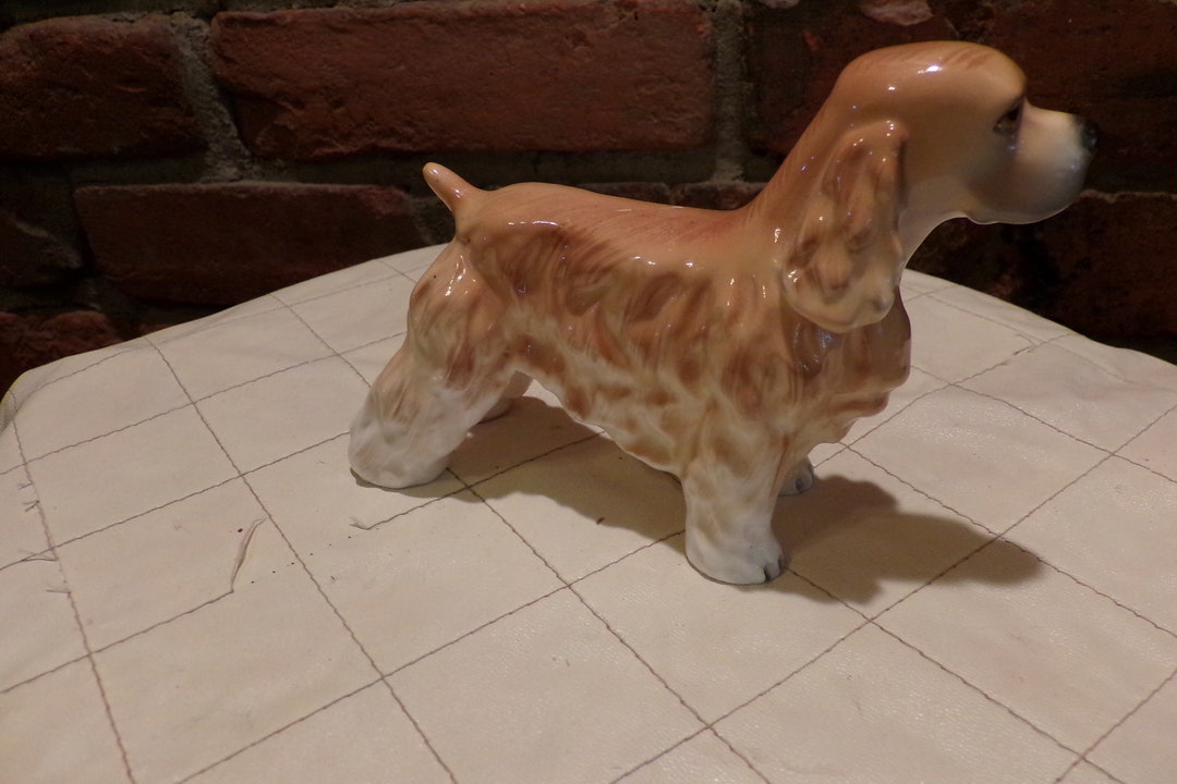 Vintage embassy bone china dog figurine, Bone China Cocker Spaniel Dog ...
