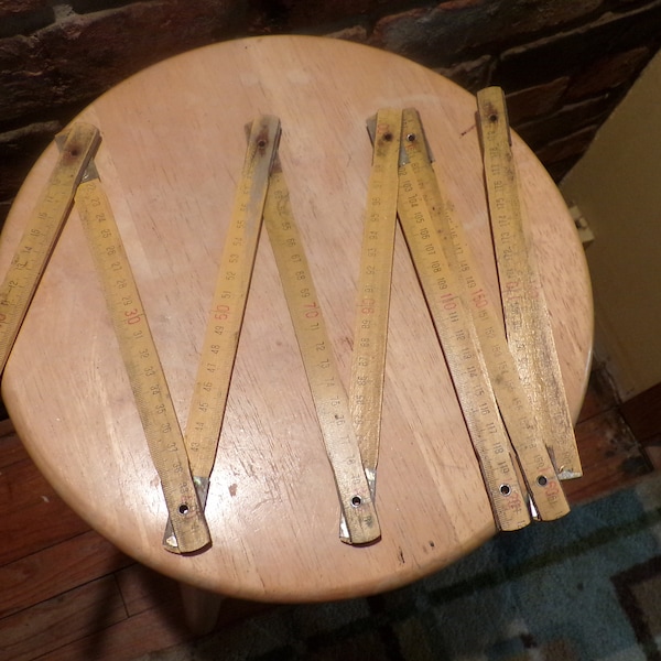 Folding Wood Ruler - Etsy