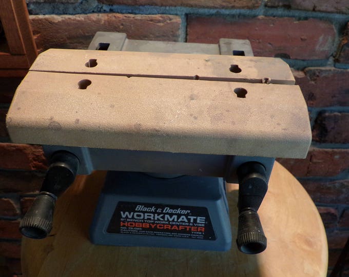 Black & Decker Hobbycrafter Workmate Bench Top Vice, Portable Workbench ...