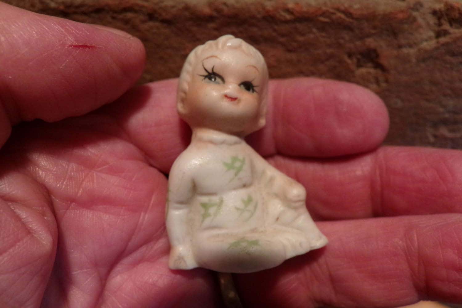 Tiny Porcelain Baby Figurine Porcelain Baby Small Baby - Etsy
