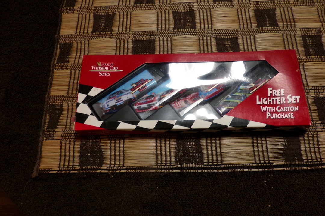 Vintage NASCAR Winston Cup Promotional Lighter Set NOS, Winston Cup ...