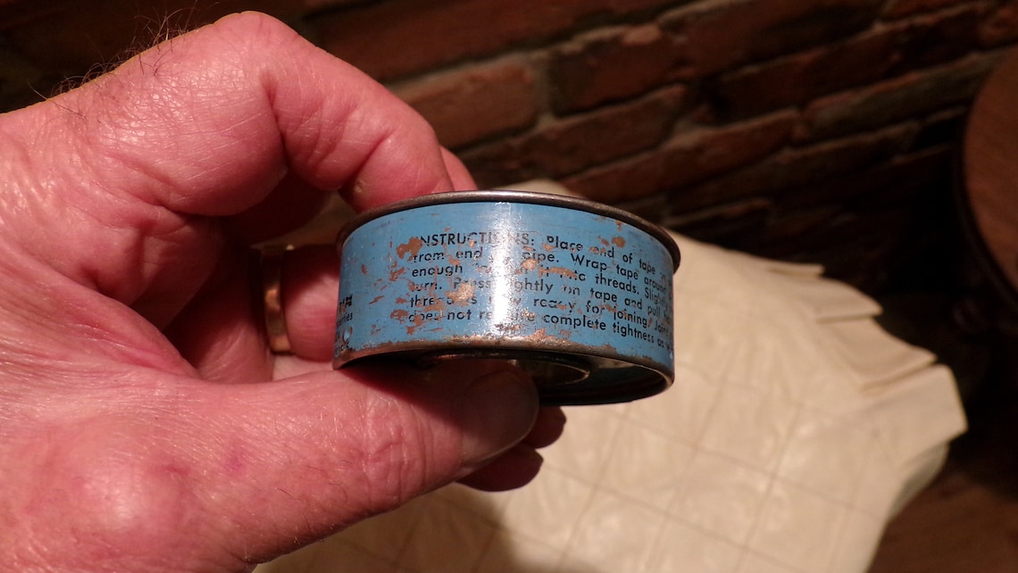Vintage Military Specifications Teflon Tape vintage plumbing | Etsy