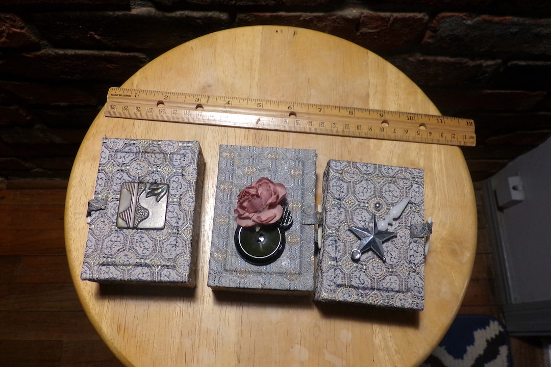 Handmade Small Fabric Gift Boxes, Fabric Gift Boxes, 3 Small Fabric ...