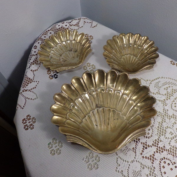Brass Shell Dish - Etsy