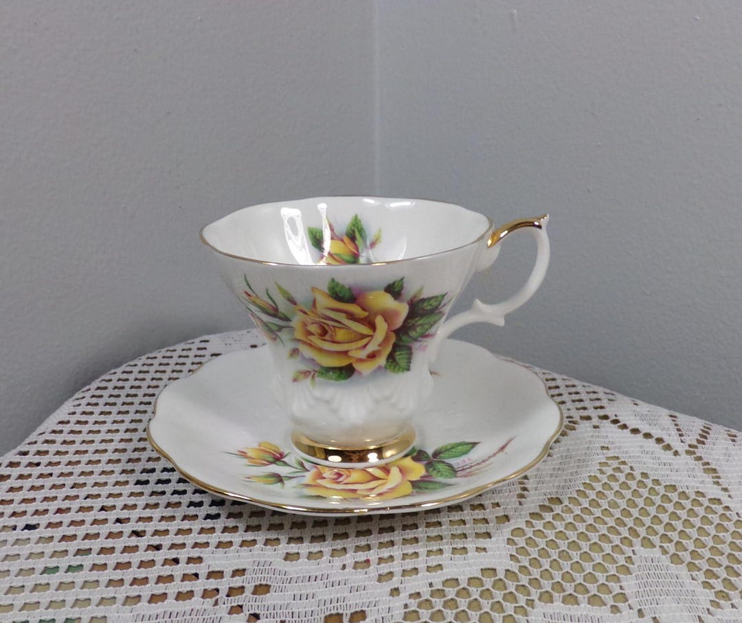 Vintage Sweetheart Roses Series by Royal Albert Cup and Saucer, Royal ...