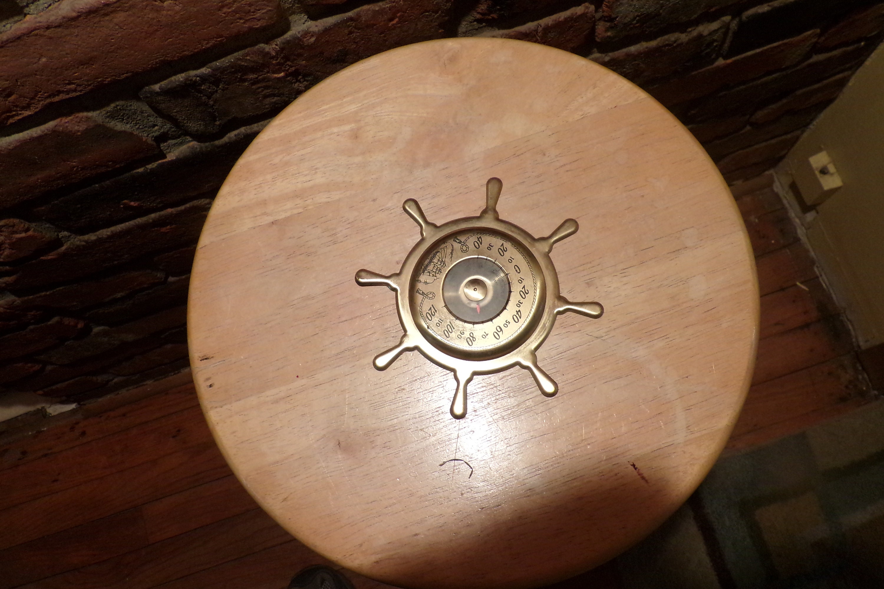 Vintage Cooper USA Thermometer Ships Wheel Maritime Ships - Etsy