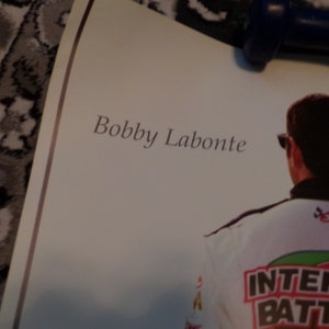 Vintage Bobby Labonte Nascar Poster, 1999 Bobby Labonte 23 by 36 Inch ...