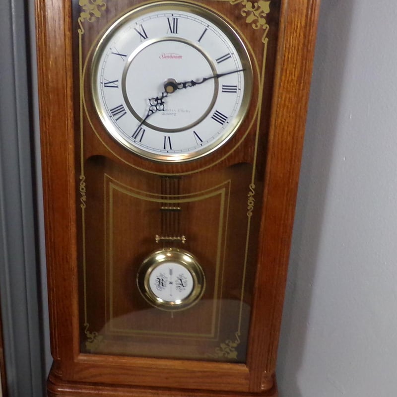 Antique Pendulum Wall Clock - Etsy