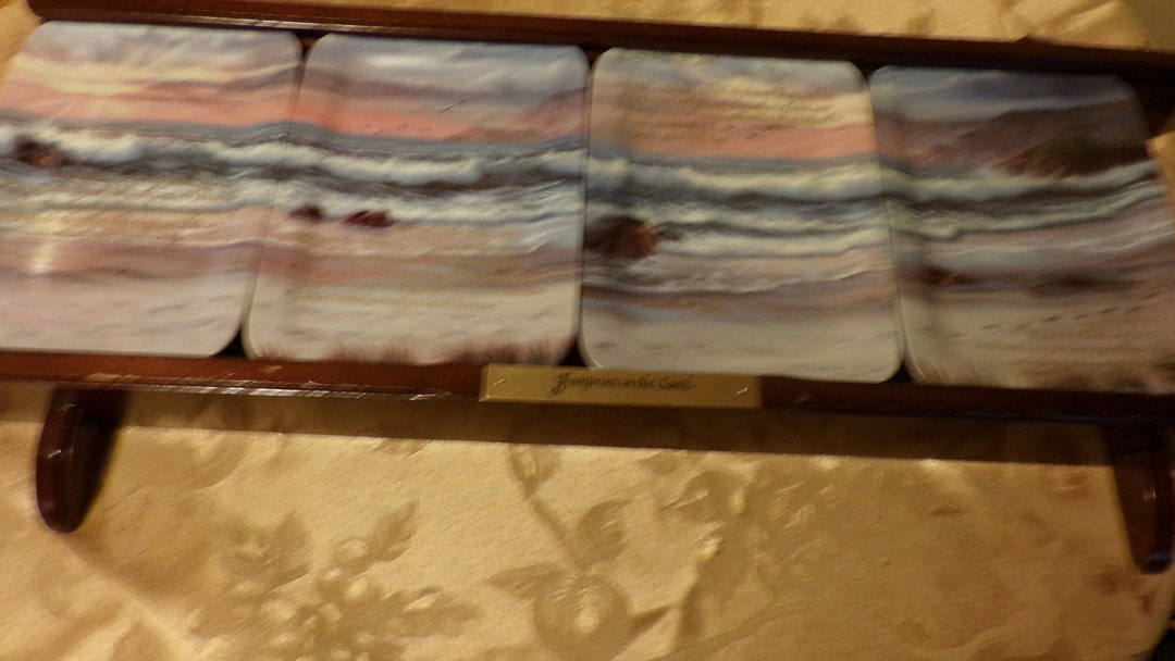 Footprints in the Sand by Sharon Rickert 1997 Bradford Exchange Plates ...