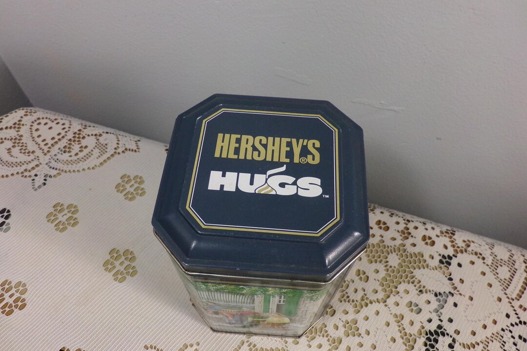 Vintage 1994 Hershey's Hugs Ice Cream Social Tin, 1990’s Collectible ...
