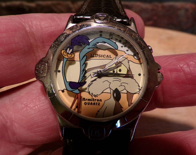 Armitron Warner Brothers Wile Coyote Roadrunner Watch Musical Watch ...