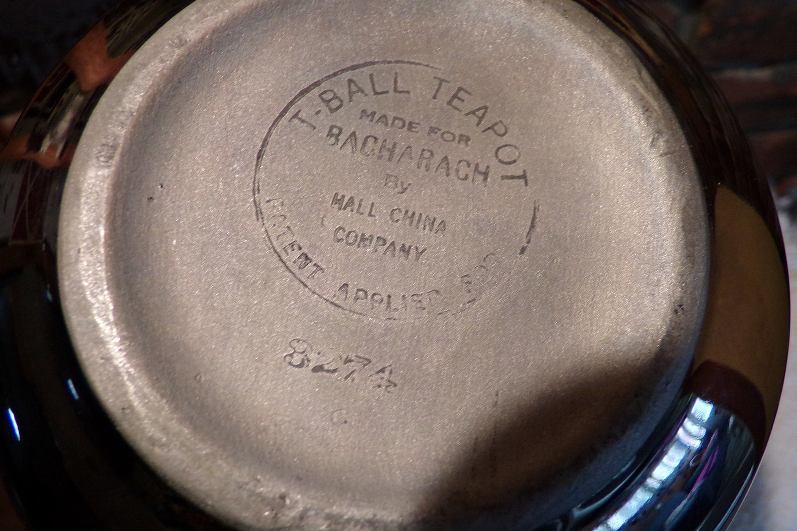 Vintage Bacharach T-ball Teapot 8274 Vintage BACHARACH By | Etsy