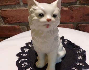 Sitting Cat Figurine - Etsy