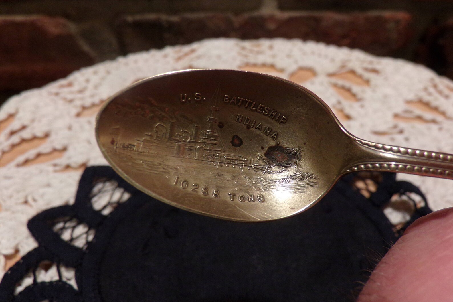 Battleship Indiana Spanish American War Spoon Antique War - Etsy