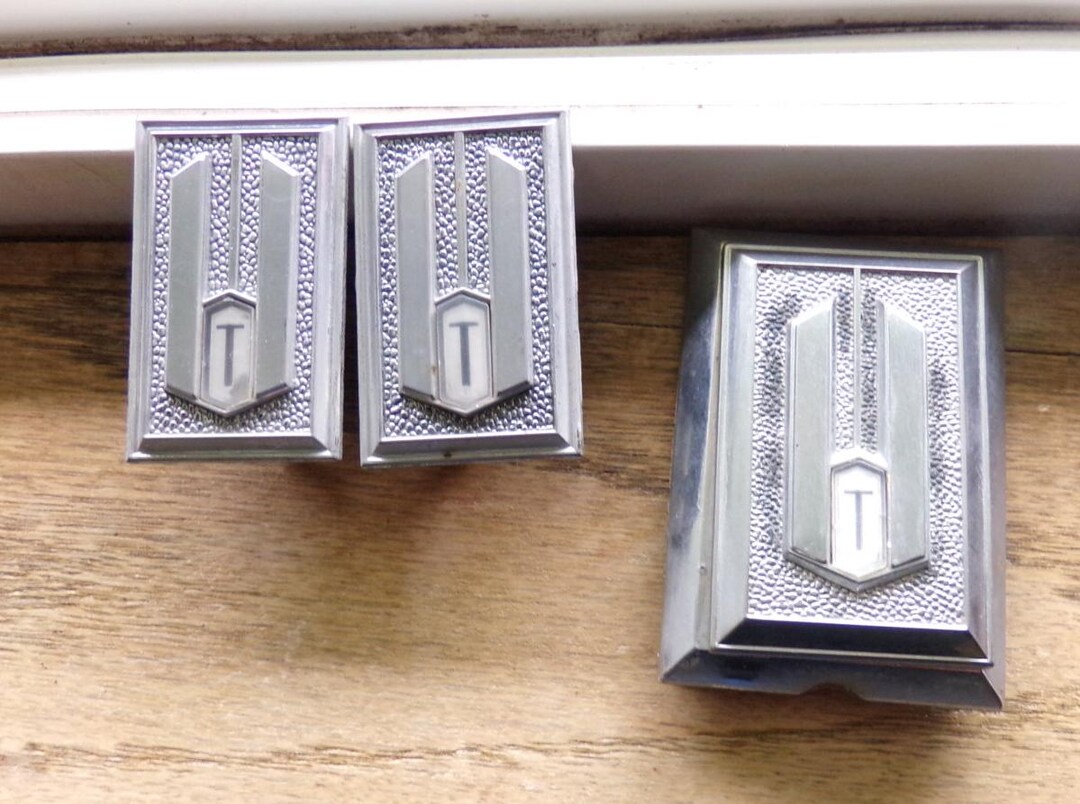 Vintage 1978 Oldsmobile Toronado Emblems, Roof Pillar & Trunk Lock ...