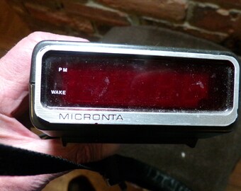 Digital Micronta Alarm Clock - Etsy