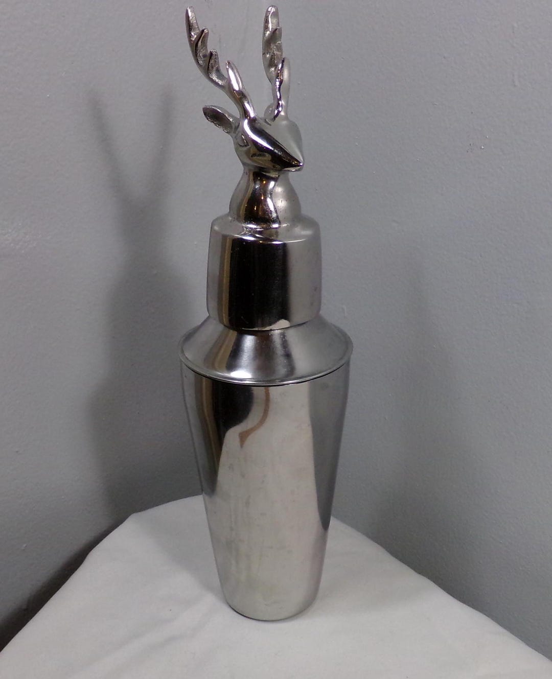 Stag Deer Cocktail Shaker Made in India, Stainless Steel Cocktail ...