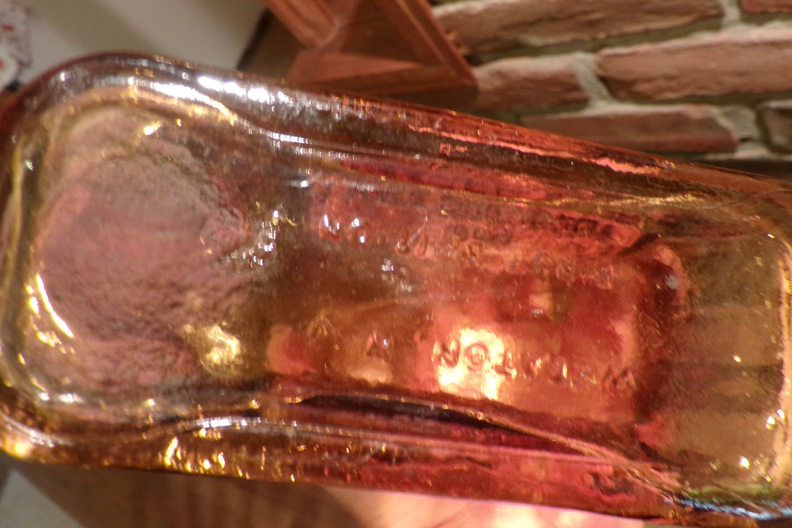 1969 Republican Elephant Decanter Wheaton Amber Nixon - Etsy