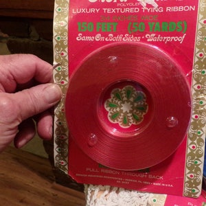 Vintage Flora Satin Textured Tying Ribbon Waterproof Ribbon - Etsy