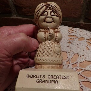 Vintage Grandma Gift, 1972 USA Paula 5 Plastic Molded Figurine W-246 ...