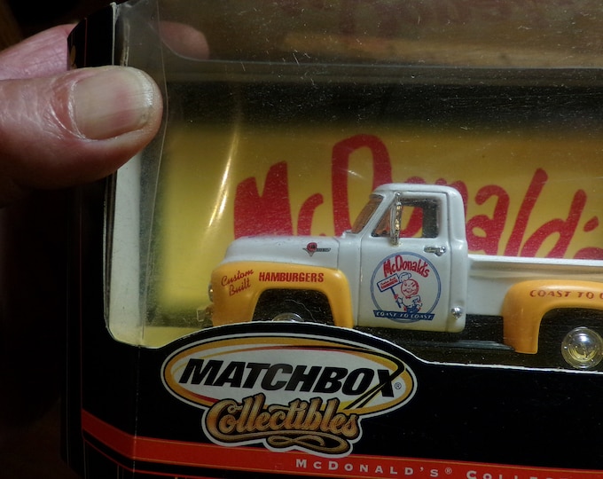 Vintage 2000 Mcdonalds Matchbox Collectibles 1955 Ford F100 Pickup ...