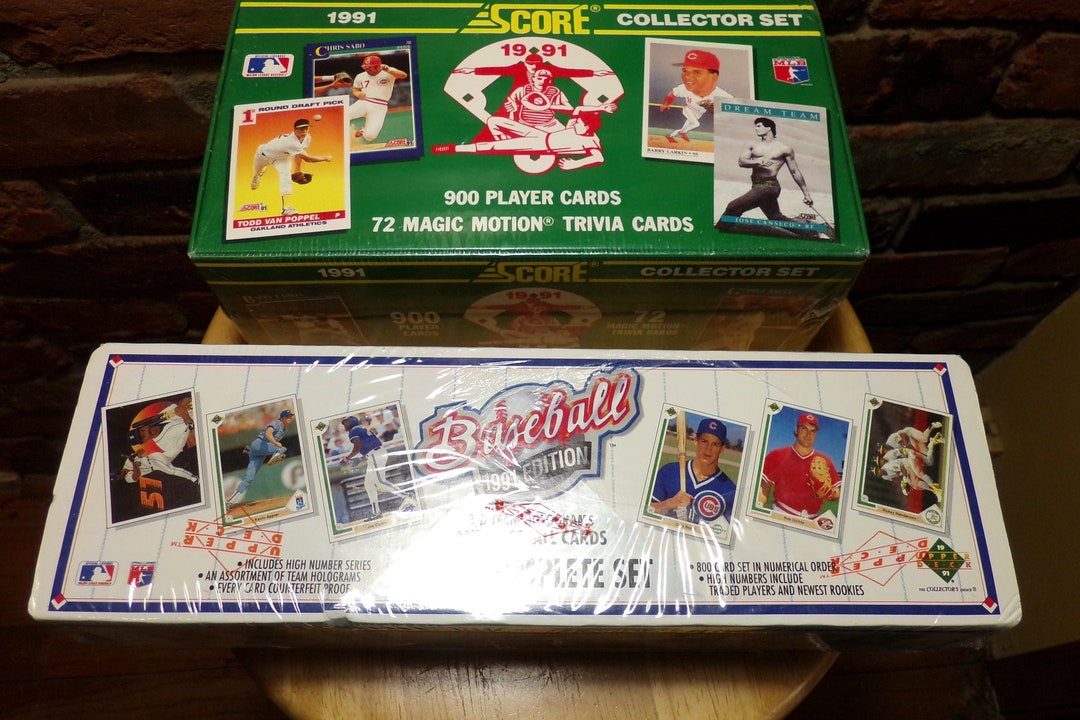 Vintage Upper Deck 1991 Edition 3D Team Holograms Baseball Cards Sealed ...