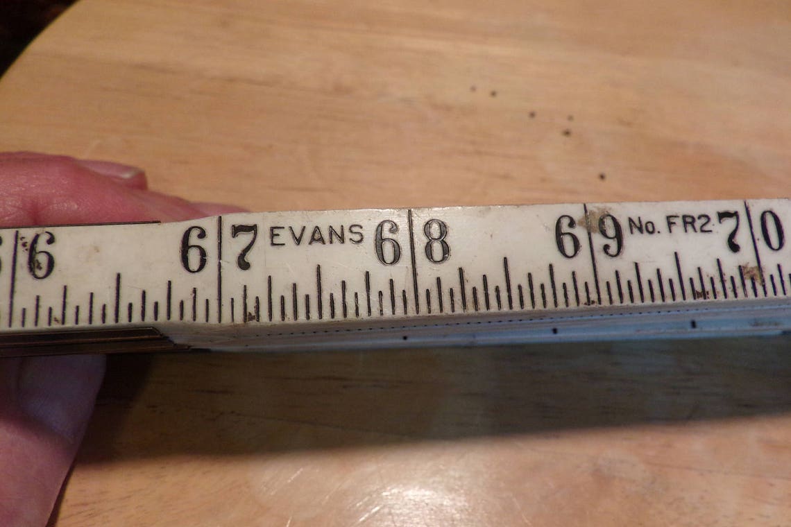 Vintage Folding Ruler Plastic Folding Ruler 72 Carpenters - Etsy