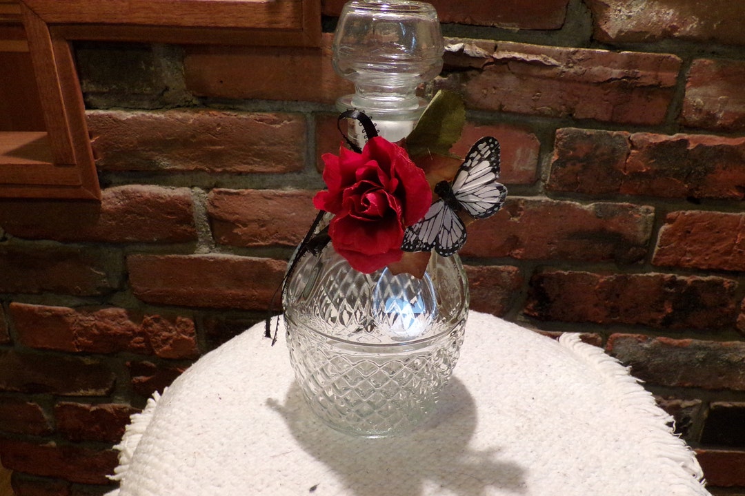 Vintage Crystal "princess House Glass" Diamond Cut Carafe, Crystal ...