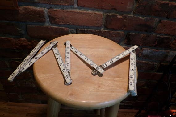 Vintage Folding Ruler Plastic Folding Ruler 72 Carpenters | Etsy
