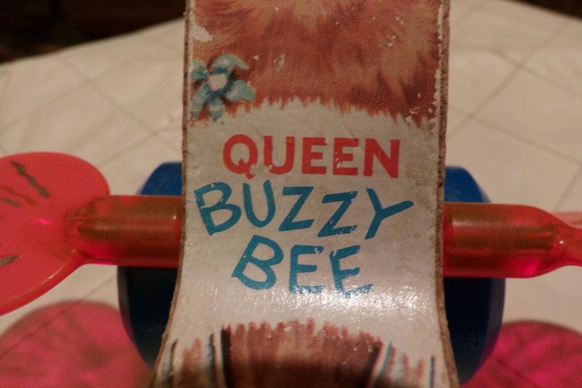 Vintage Fisher Price Queen Buzzy Bee Pull Toy 1960s Pull | Etsy
