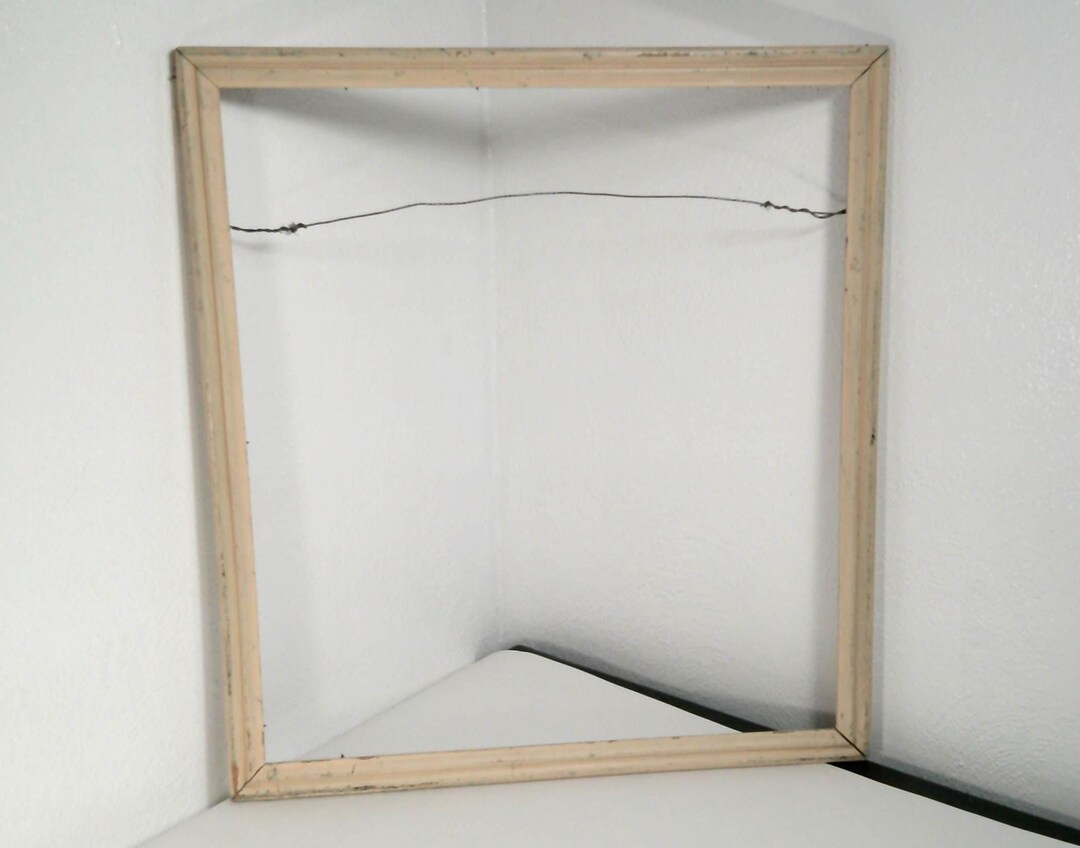 Vintage 1940's Open Wood Frame, 17.5 by 19.5 Inch Open Wooden Frame ...