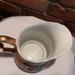 Vintage Gold-plated Pitcher, Porcelain and Gold-plated Pitcher, Rare ...