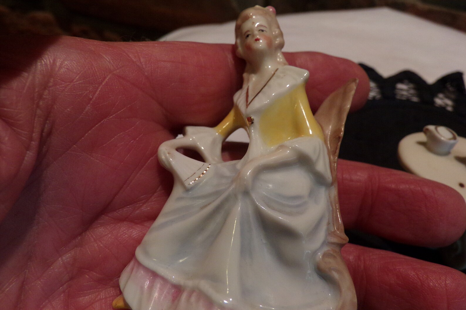 1920's Antique German Figurines, Victorian Miniature Statues, Antique ...