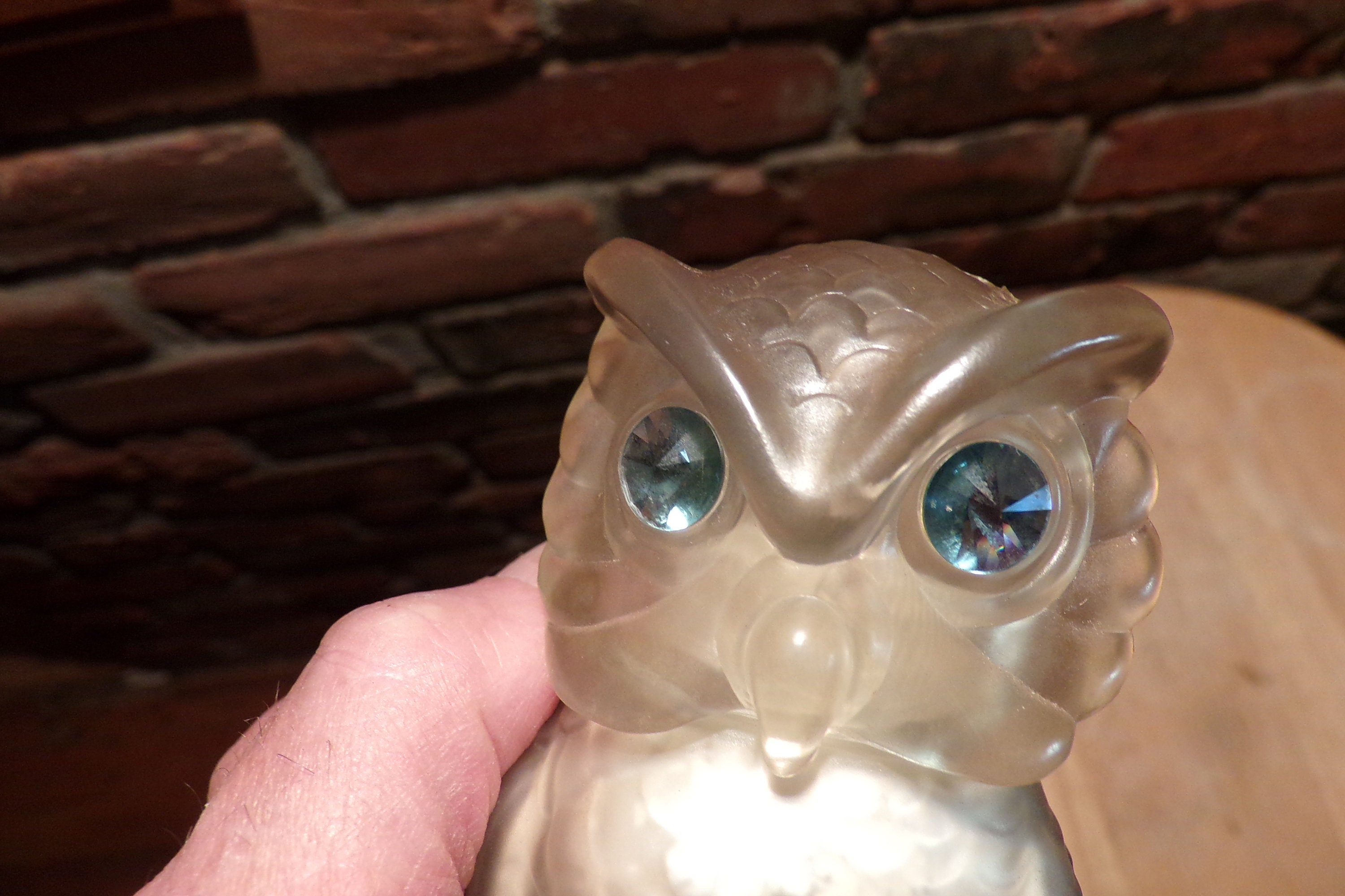 Avon Snow Owl Moonwind Powder Sachet Full Glass Owl With Blue - Etsy