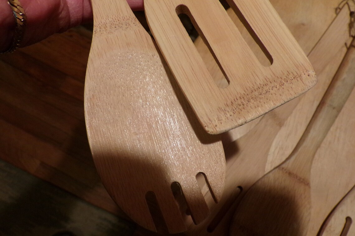 Primitive Wooden Spoons Wooden Kitchen Décor Vintage Wooden | Etsy