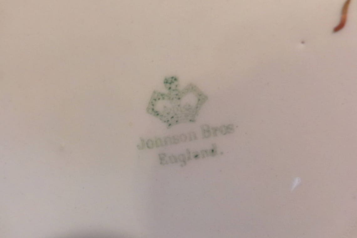 RARE Antique Johnson Brothers England China Oval Platter - Etsy