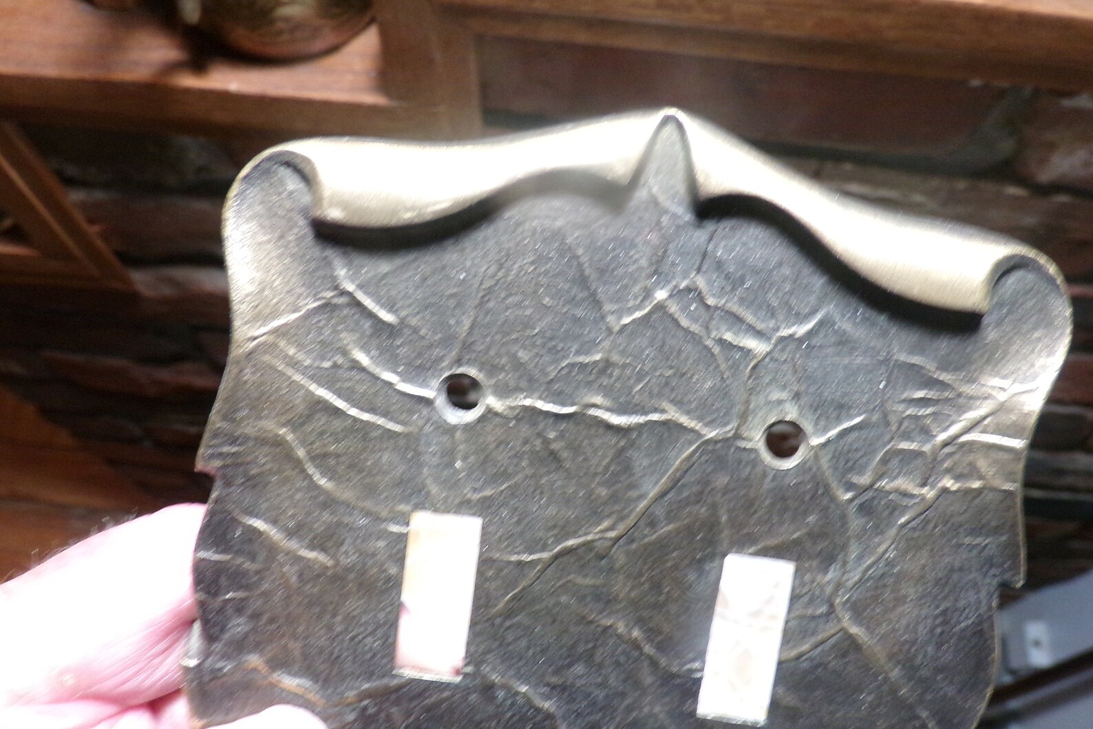 Vintage Amerock Carriage House Double Switch Plate Antique English ...