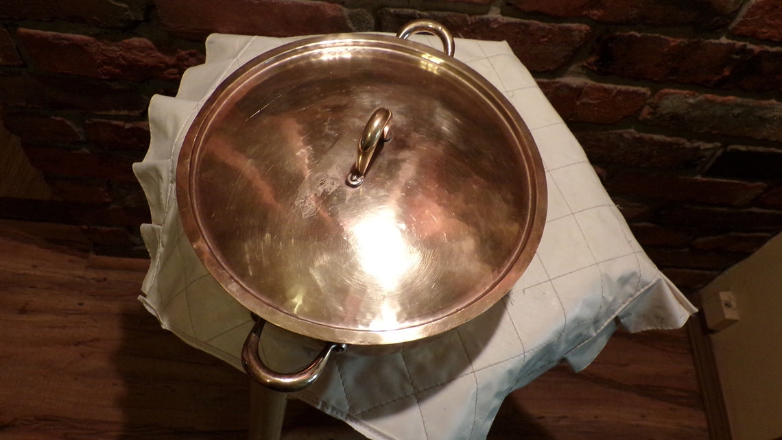 RARE Karl Raichle Meersburg Hand Wrought Brass Pan West Germany, 1930’s ...