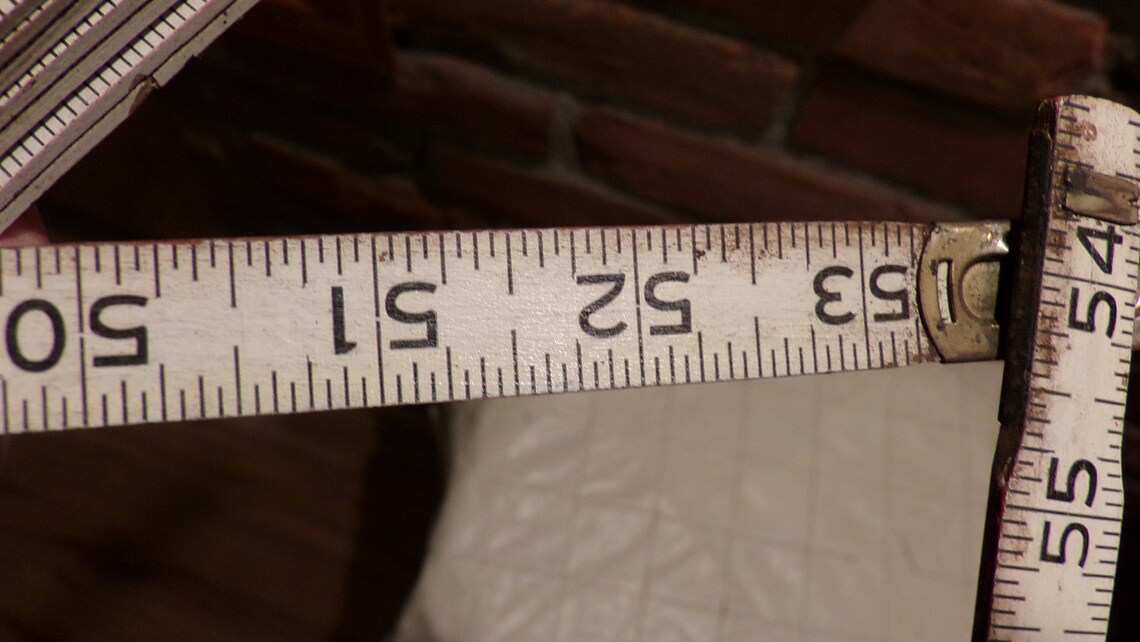 Vintage Folding Ruler Plastic Folding Ruler 72 Carpenters | Etsy