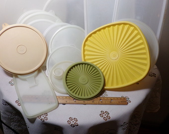 Tupperware Replacement Lids, Vintage Tupperware Lids, Morethebuckles ...