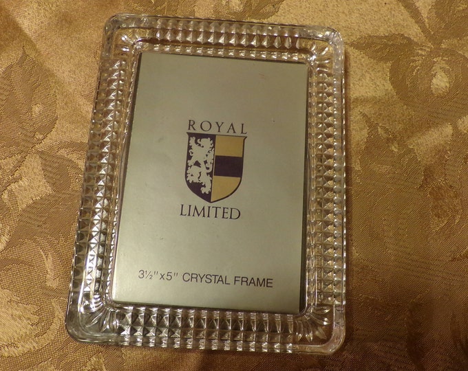 Royal Limited Crystal Picture Frame Never Used, Vintage Royal Limited 3 ...